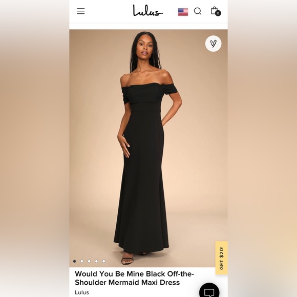 Lulus | Dresses | Lulus Off The Shoulder Dress | Poshmark